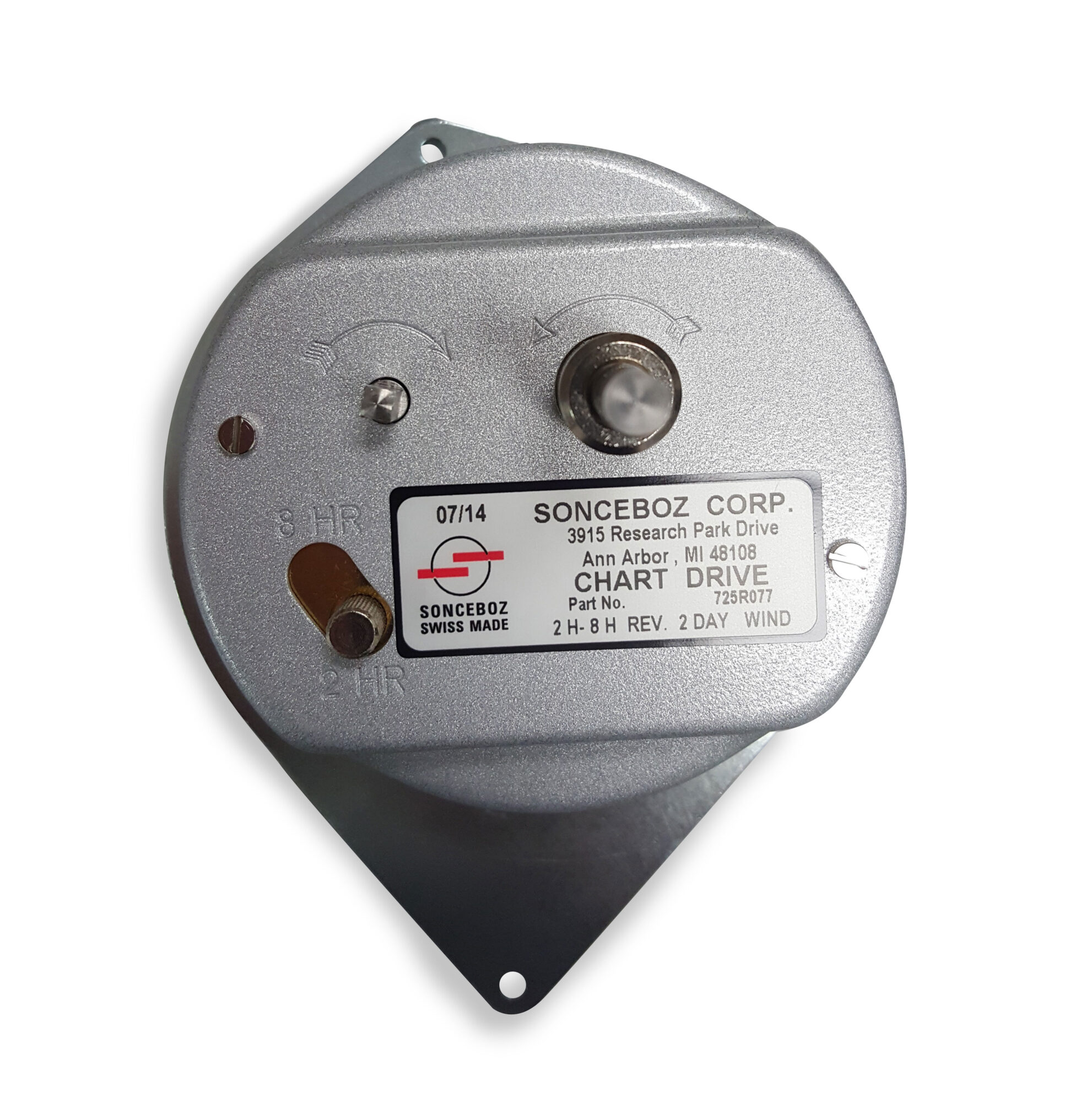Distributors of SBZ-SONCEBOZ 725R077 MECH CHART DRIVE 2H/8H (CCW ...